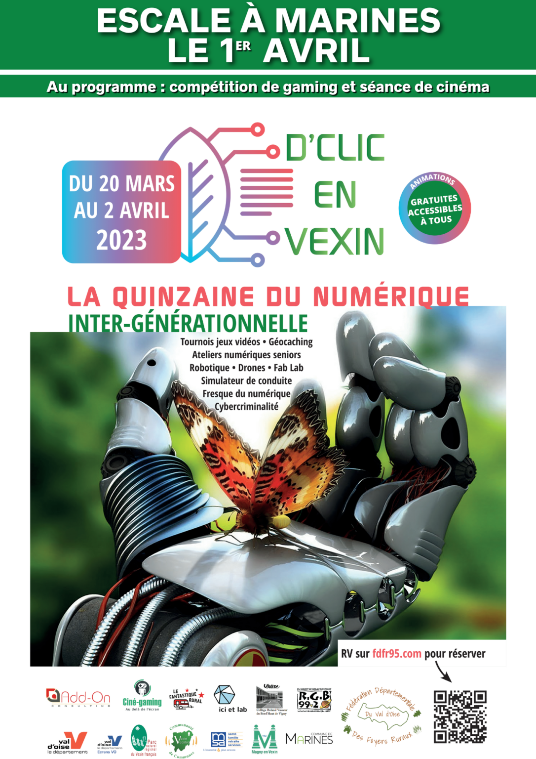 D’Clic en Vexin : compétition de gaming et séance ciné - Marines